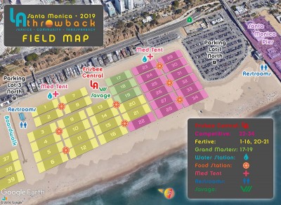 LA Throwback Tournament Field Map - M O N I D E S I G N